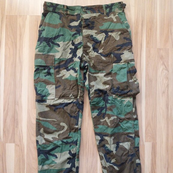 U.S. Military | Pants | Us Military Woodland Hot Weather Bdu Trousers ...